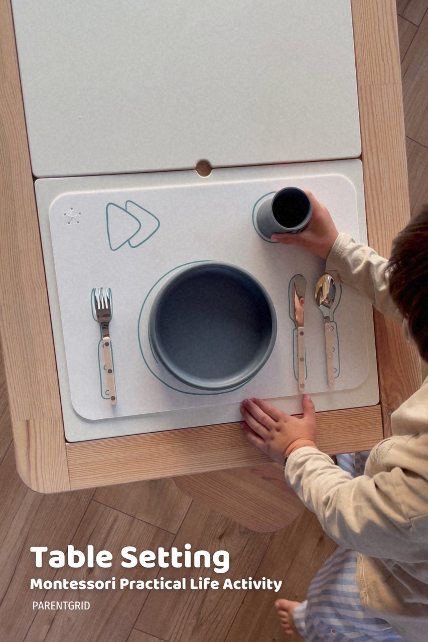 Montessori Table Setting Activity for Toddlers: A Practical Life Skill ...