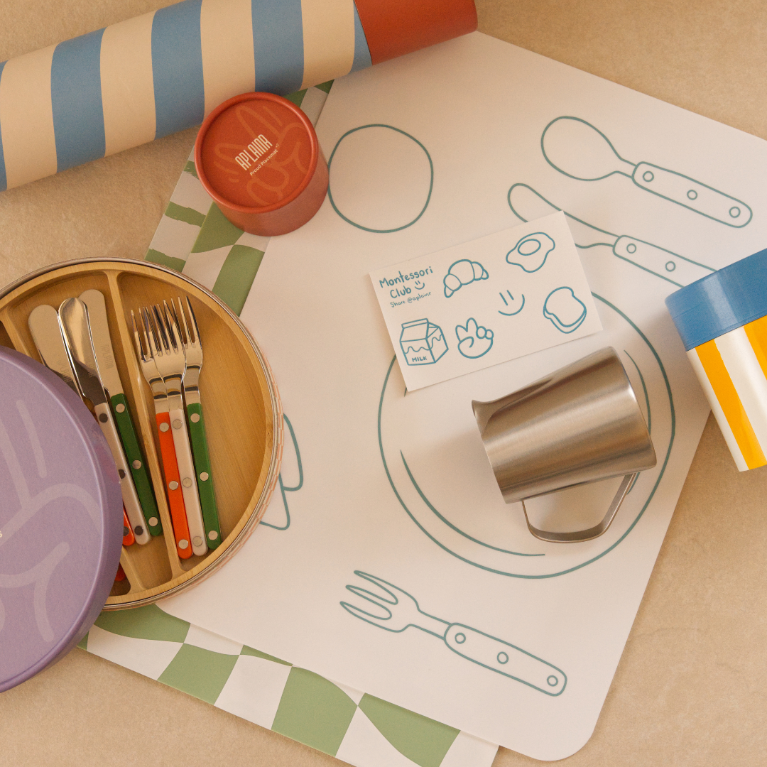 Silicone Montessori Placemats (Set of 2) | APLAINR Proud Montessori ...